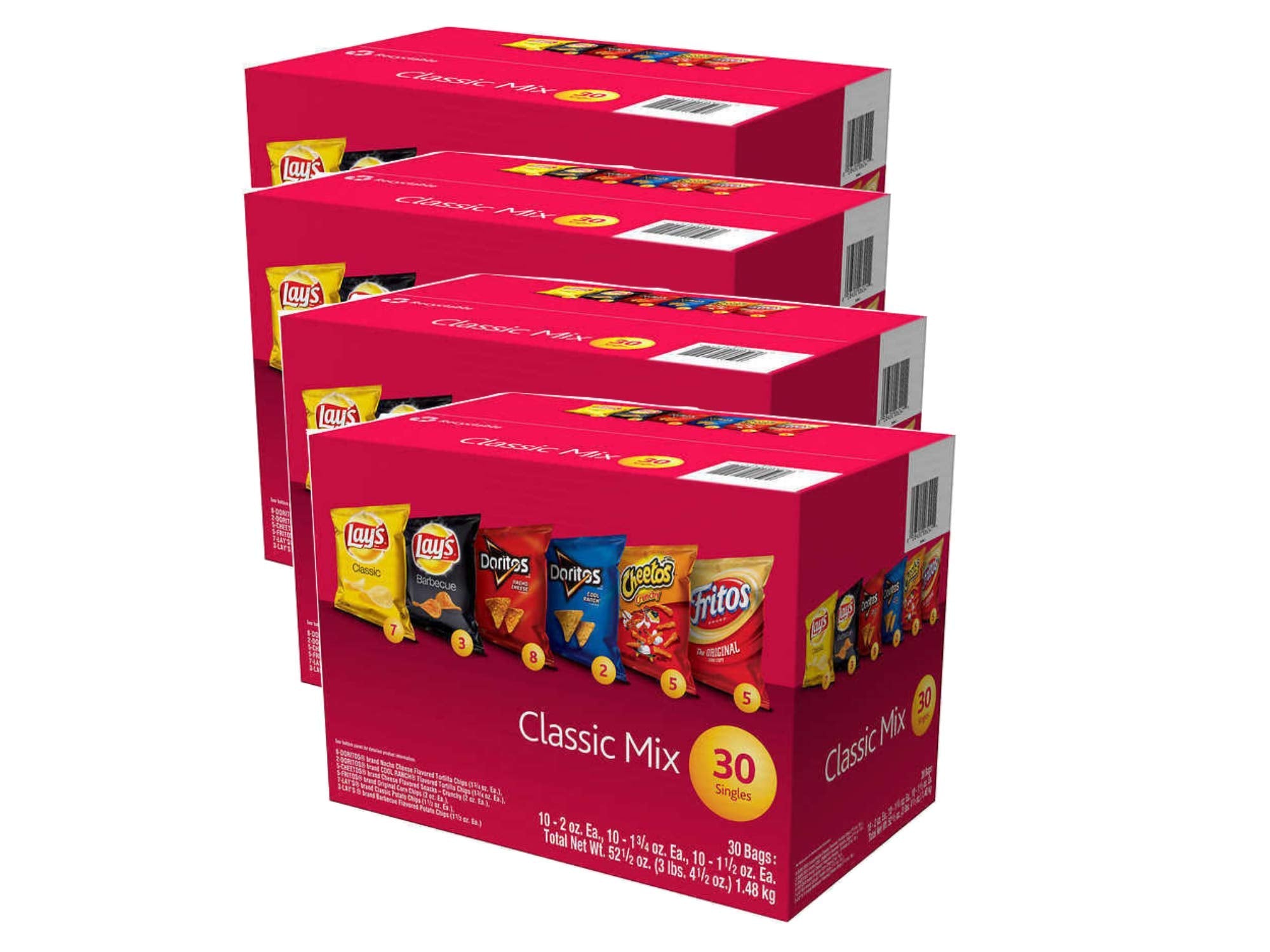 Frito Lay Classic Mix Variety Pack (pack of 4) – BabyLuck Retail