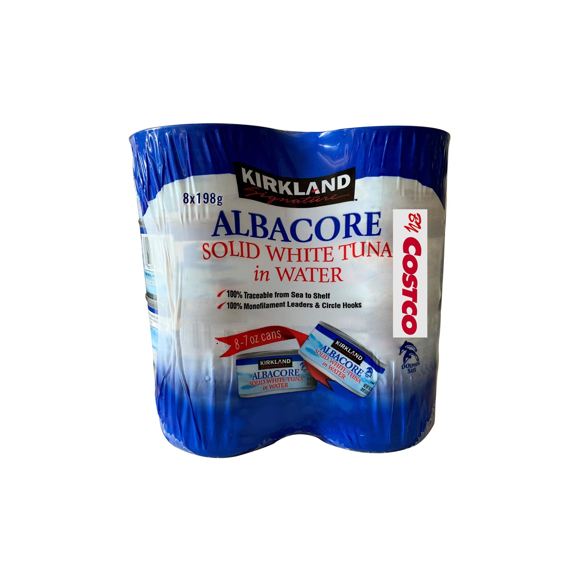 Kirkland Signature Solid White Albacore Tuna, 7 Ounce - 8 Count (Pack ...